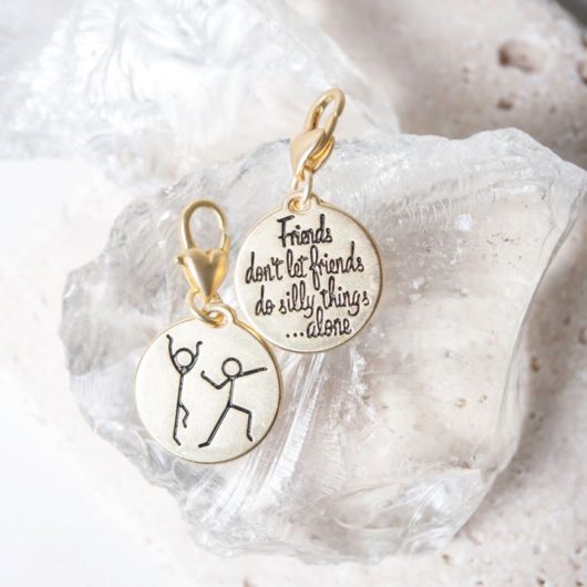 STICK FIGURES/FRIENDSHIP CHARM | Loretto Chapel