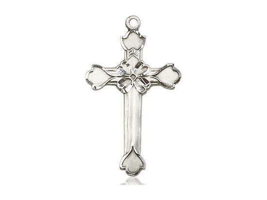 CSB SS Outline Cross Pendant | Loretto Chapel